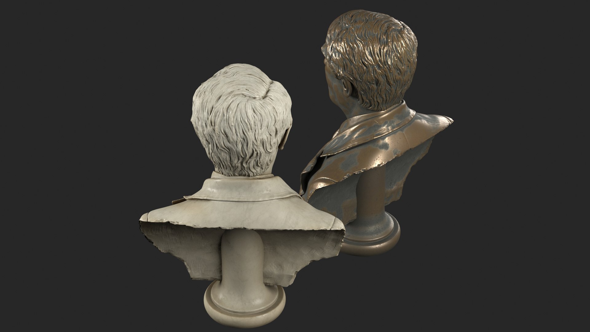 Bust Thomas Edison 3d Model
