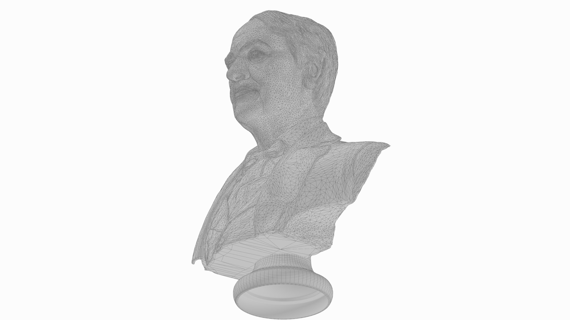 Bust Thomas Edison 3d Model