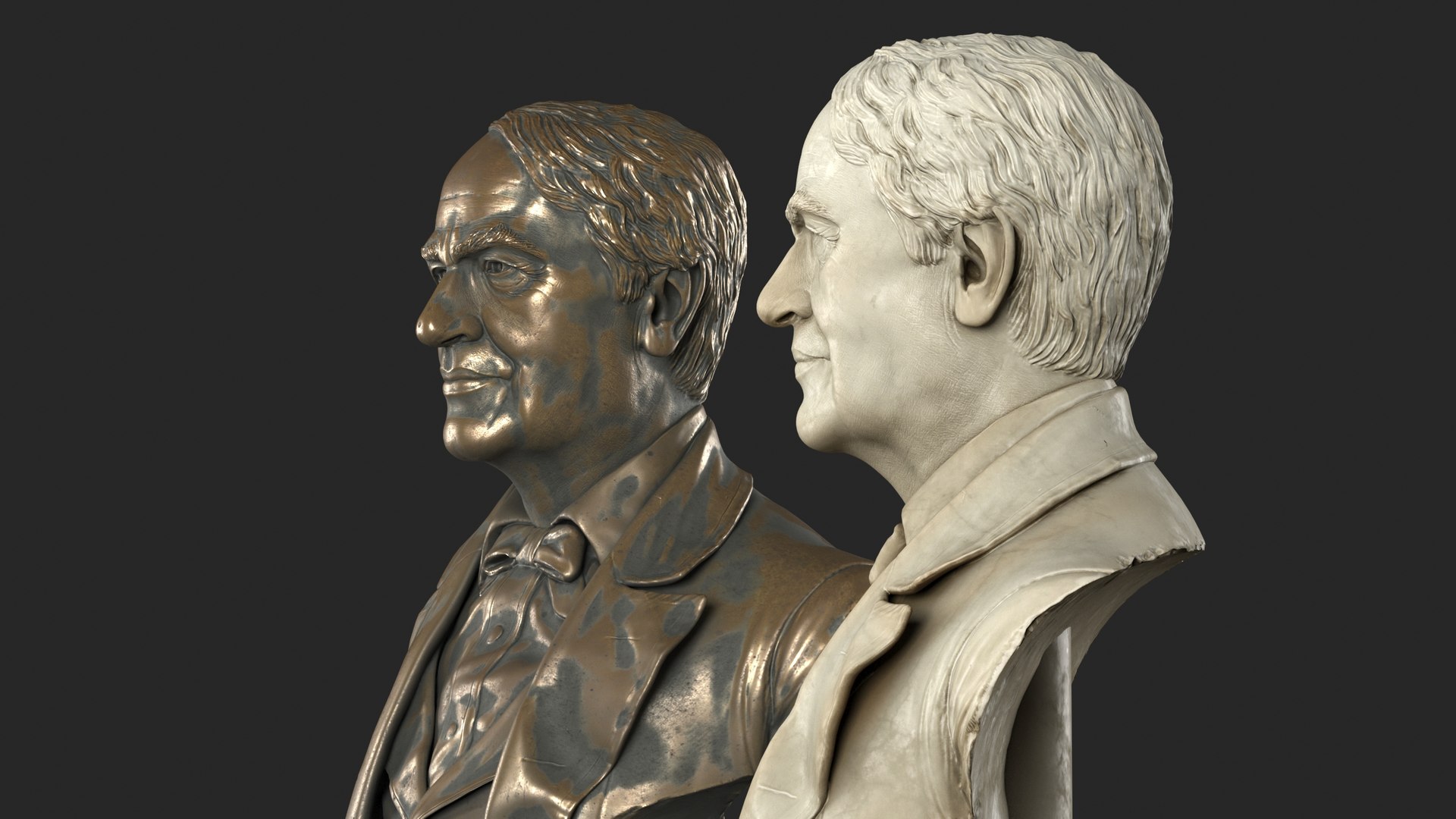 Bust Thomas Edison 3d Model