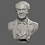 bust thomas edison 3d model