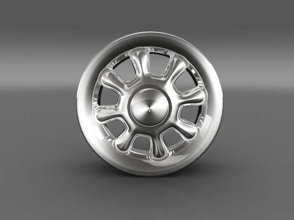 car tyre rim 3d model