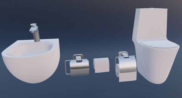 free toilet paper holder roll 3d model