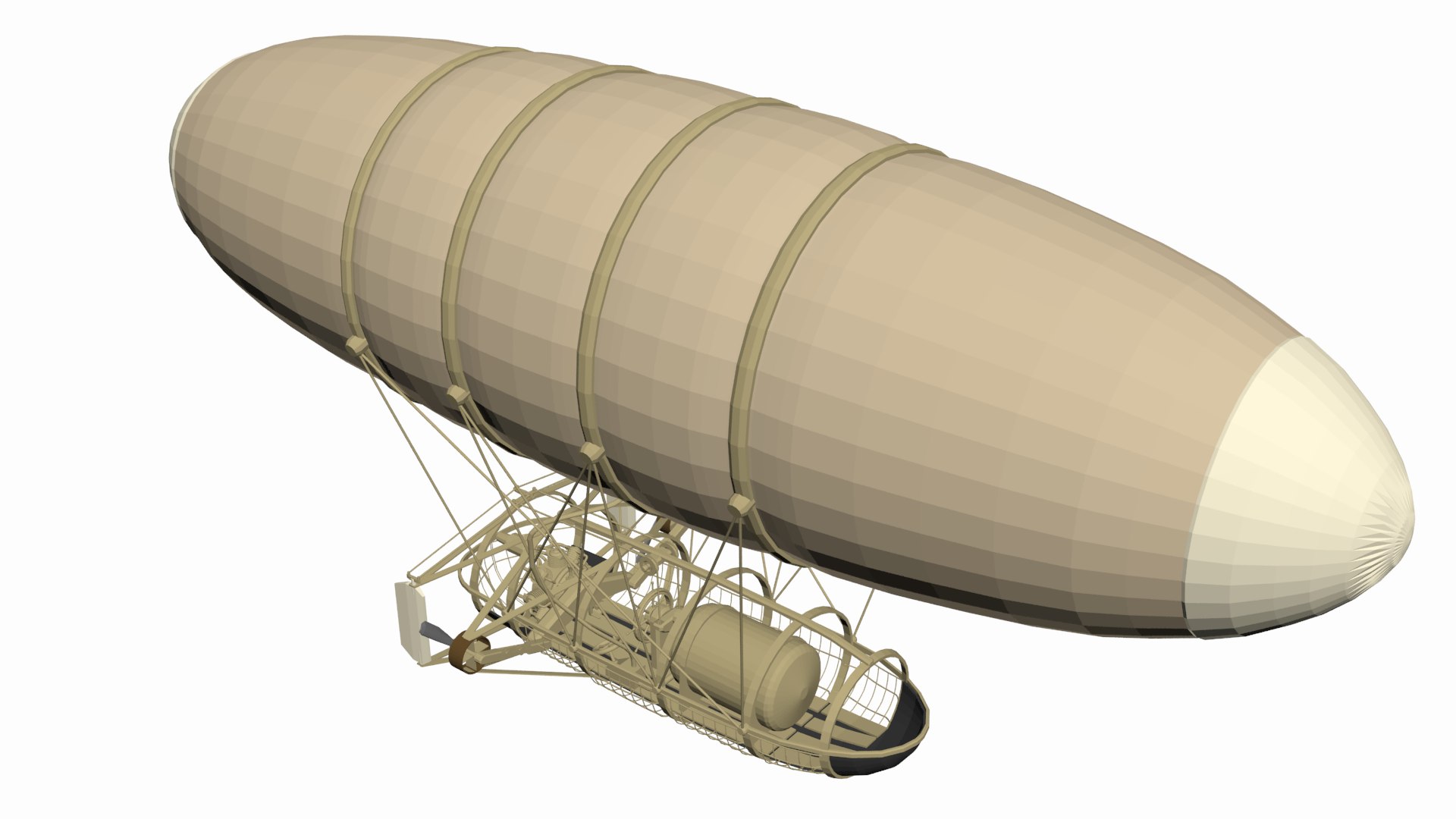 Airship 3D Model - TurboSquid 1673499