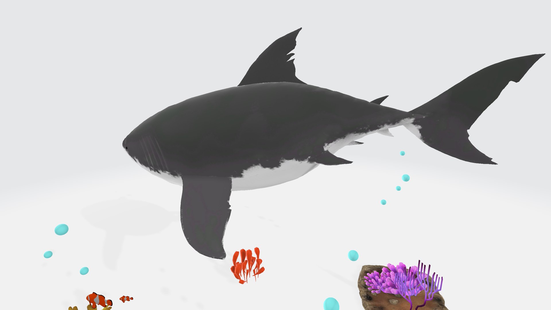 Shark Scene 3D - TurboSquid 2398638