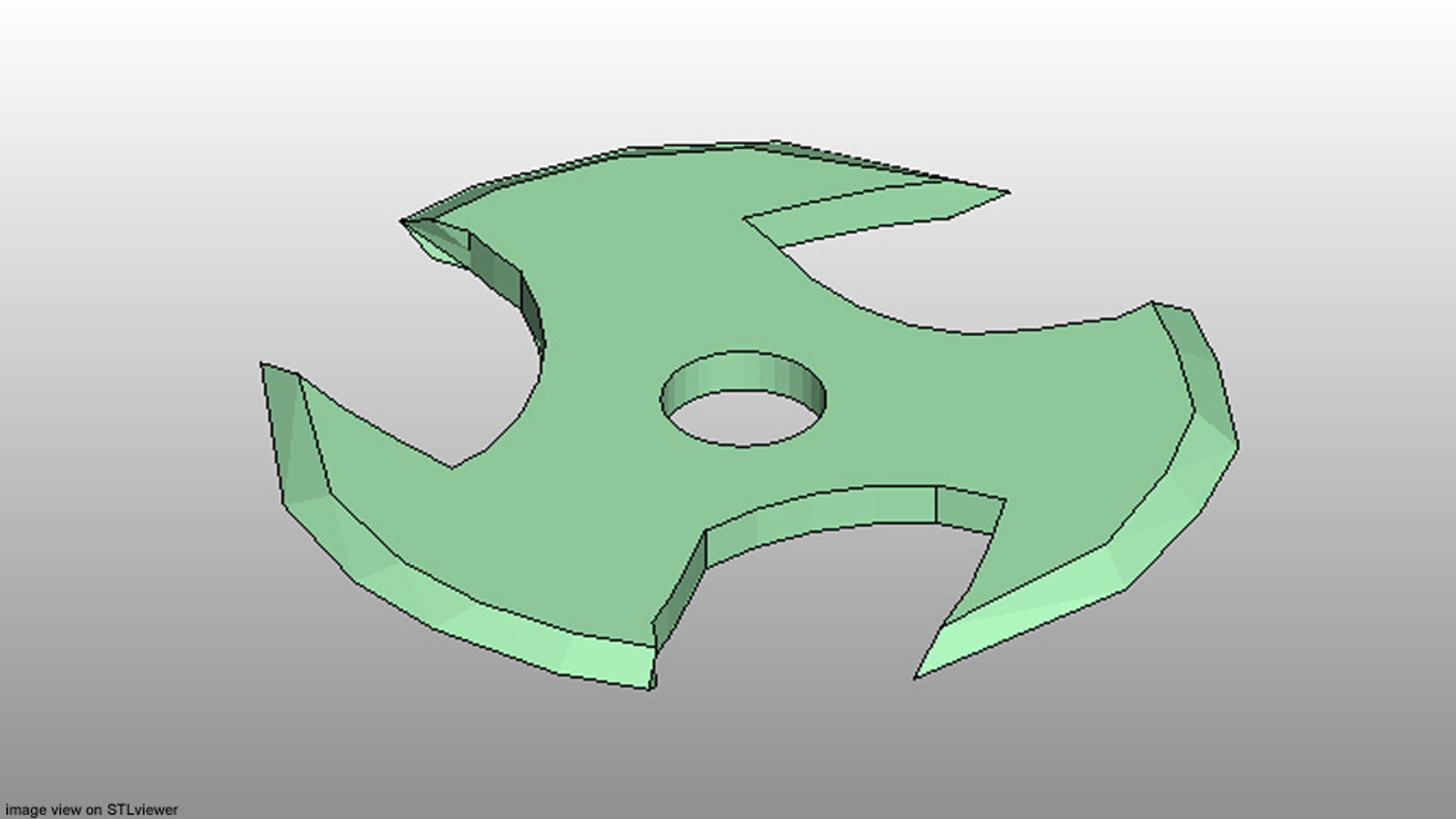 Throw Star 3D - TurboSquid 1276688