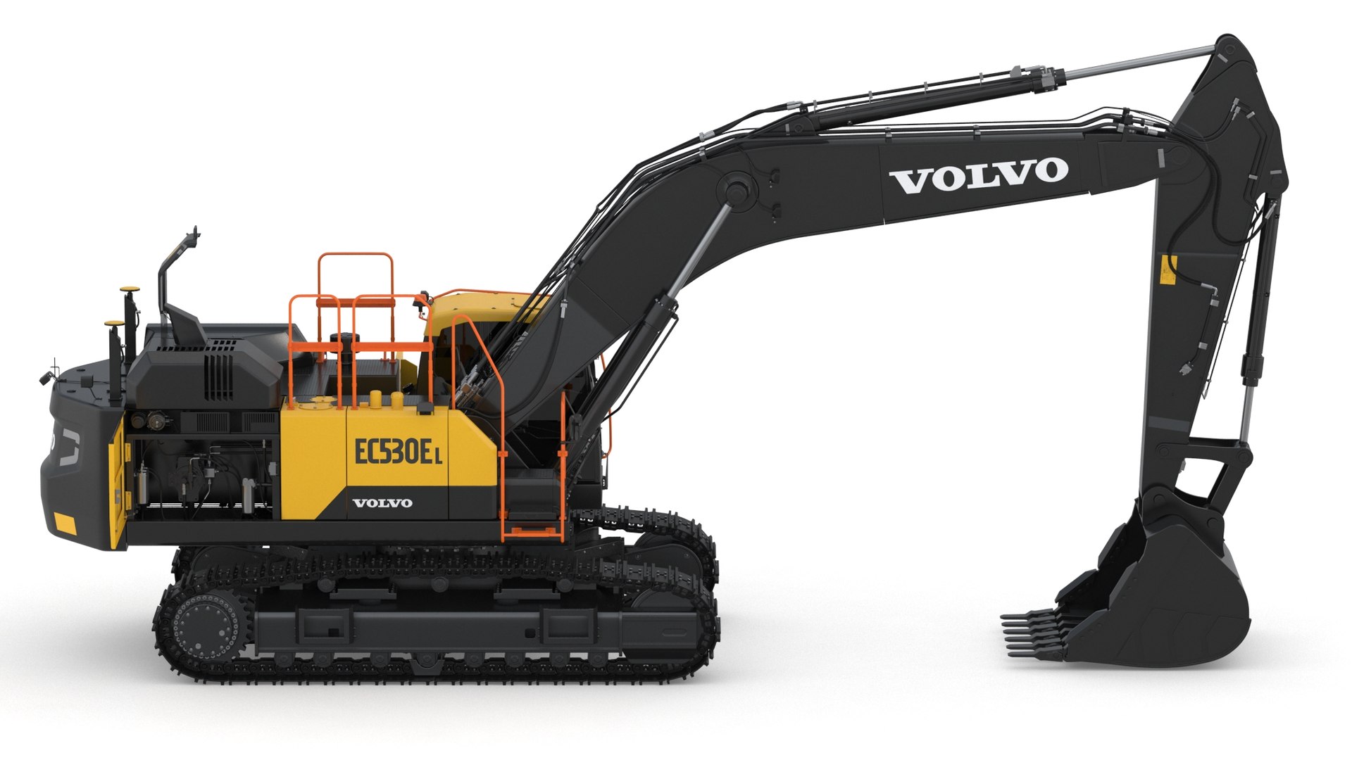 Volvo EC530EL Excavator 3D - TurboSquid 2073727