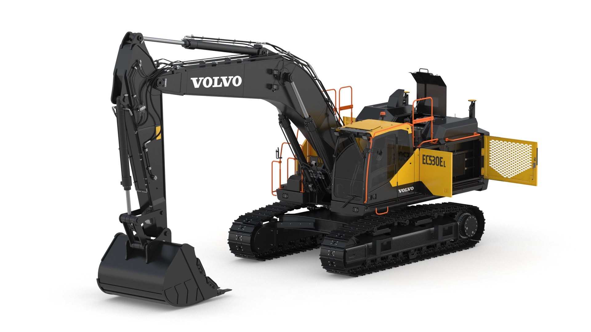 Volvo EC530EL Excavator 3D - TurboSquid 2073727
