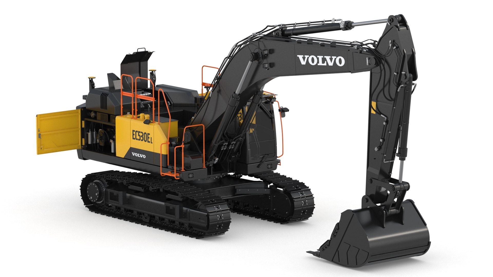 Volvo EC530EL Excavator 3D - TurboSquid 2073727
