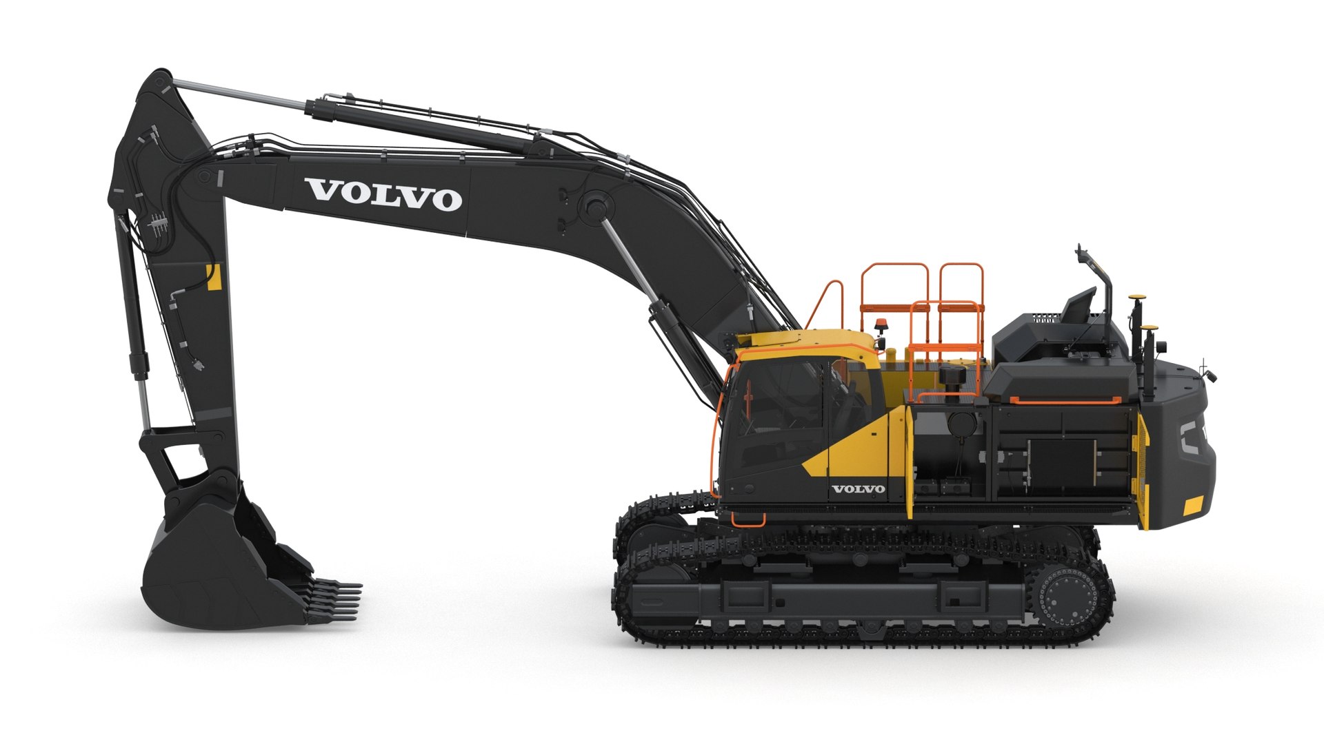 Volvo EC530EL Excavator 3D - TurboSquid 2073727