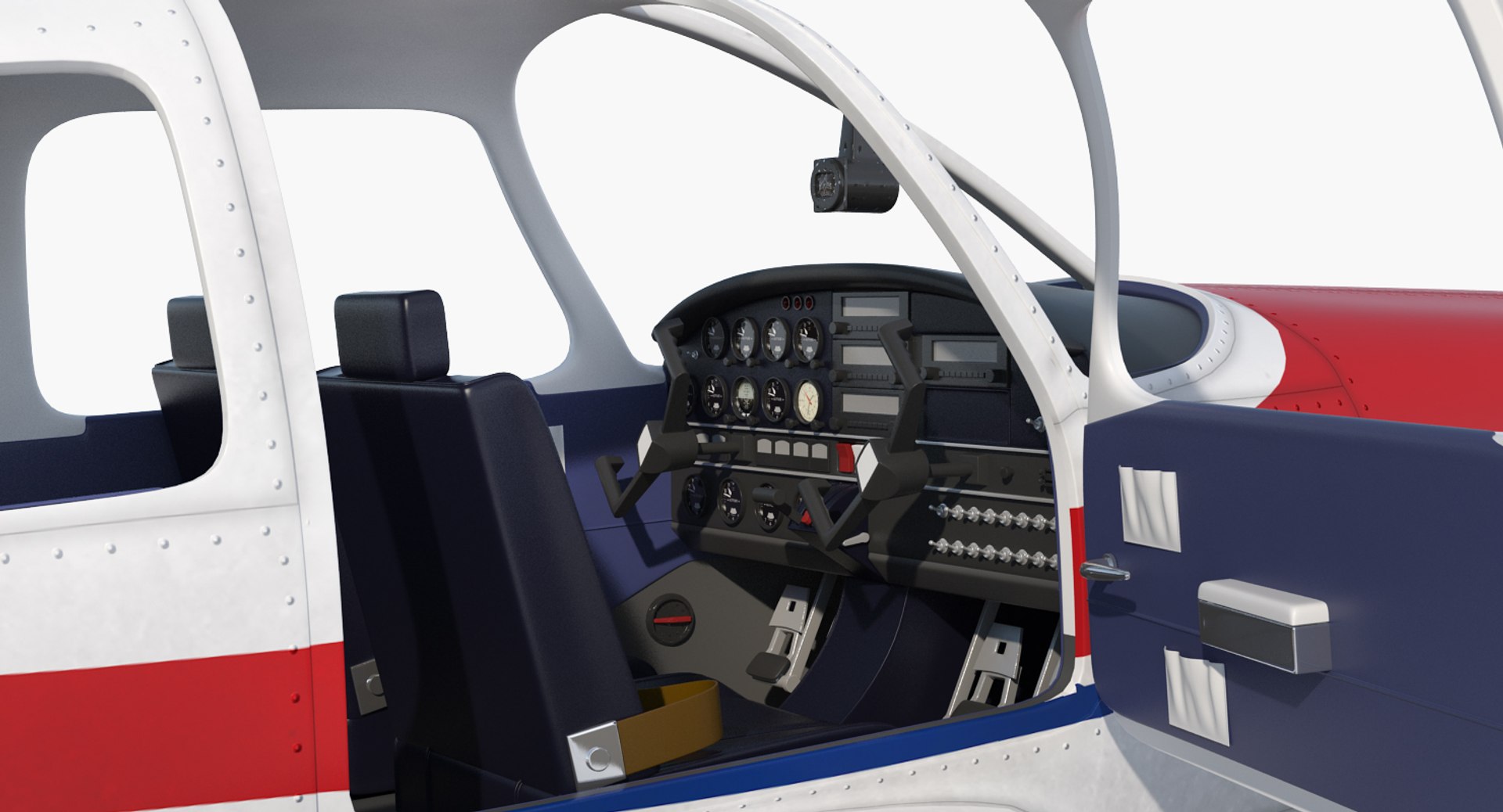 Piper Pa28-161 Cherokee 3D Model - TurboSquid 1167482
