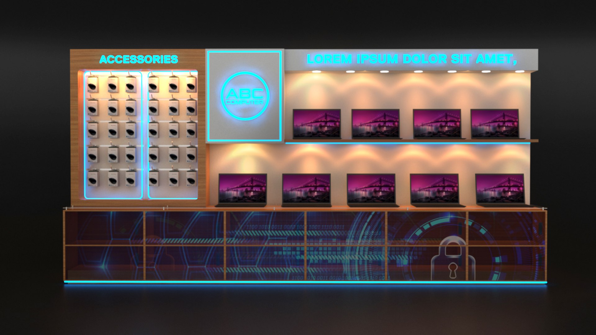 Unit Store Display 3D Model - TurboSquid 1539986