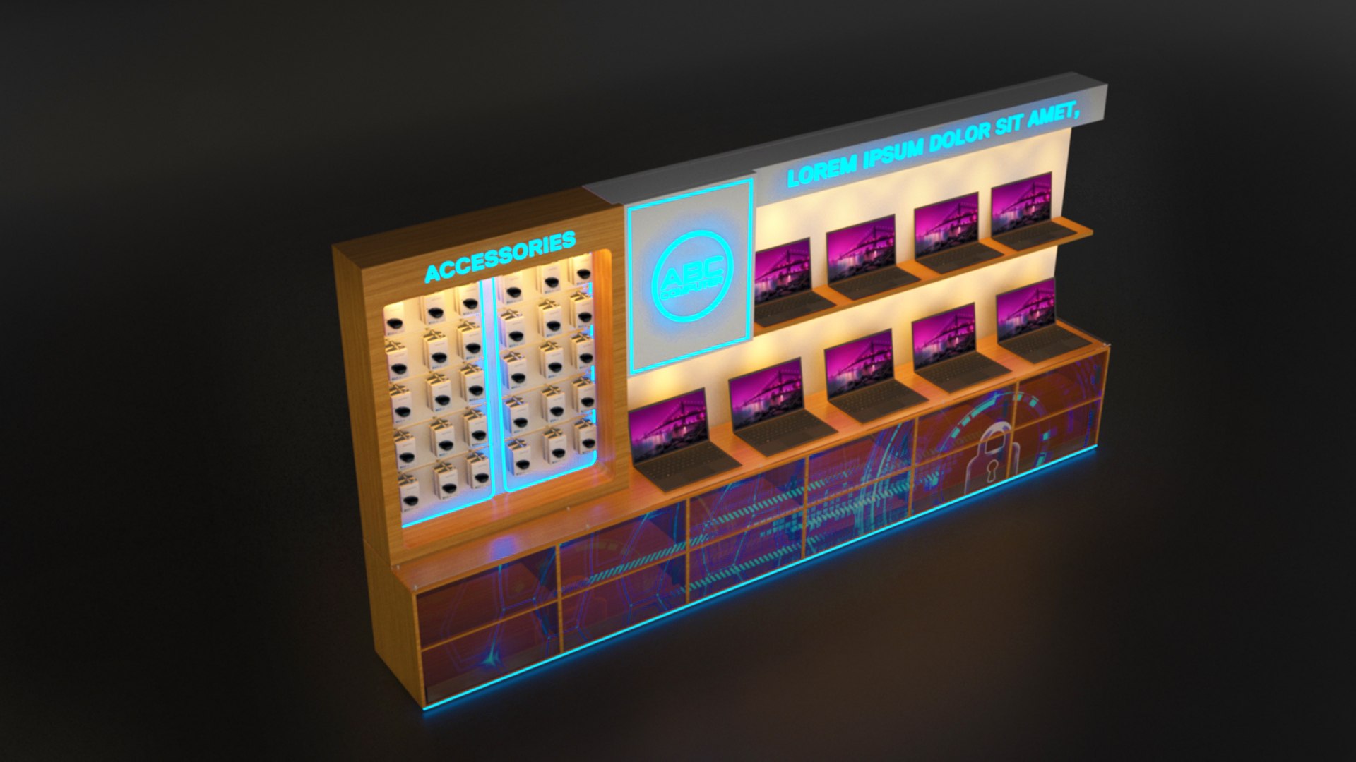 Unit Store Display 3D Model - TurboSquid 1539986