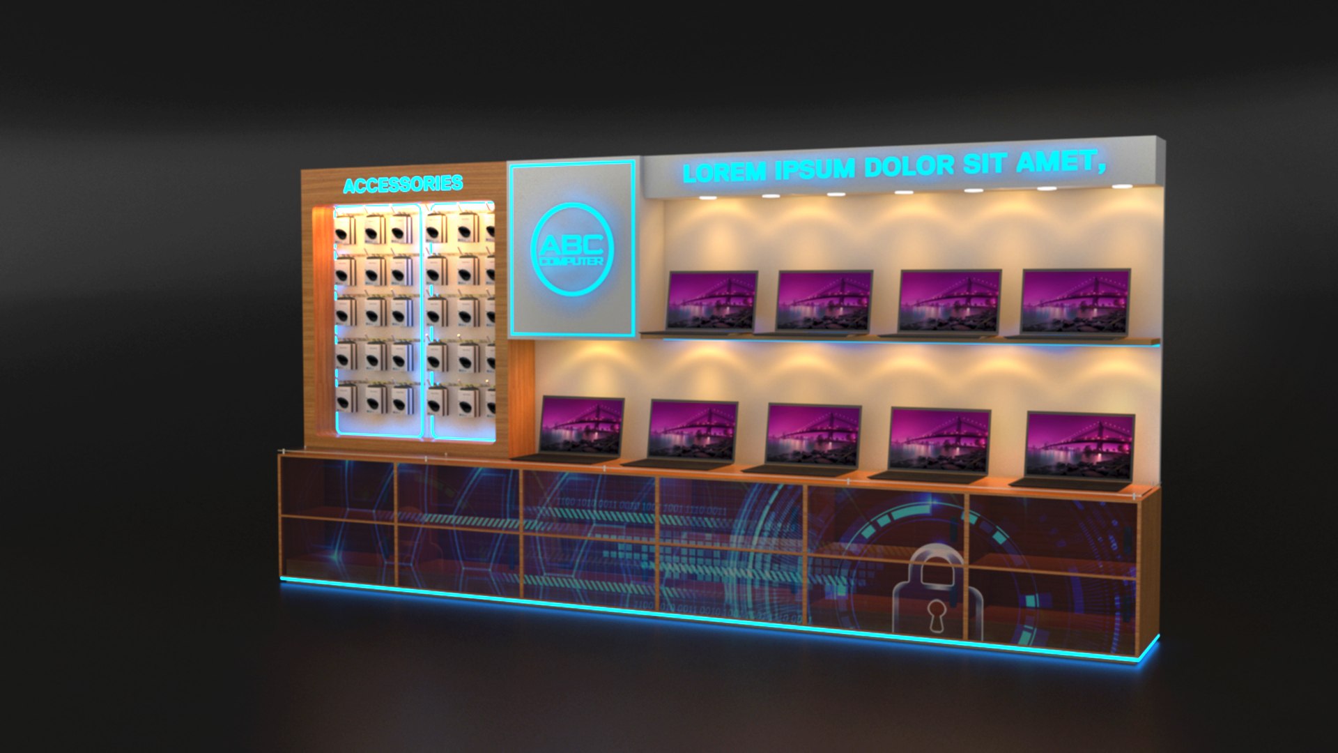 Unit Store Display 3D Model - TurboSquid 1539986