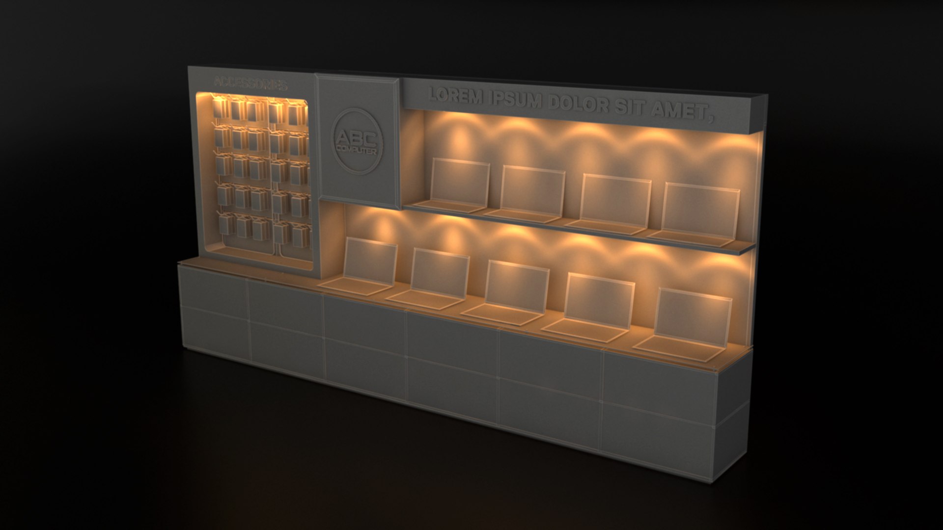 Unit Store Display 3D Model - TurboSquid 1539986