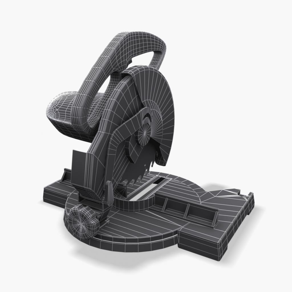 3d model chop saw