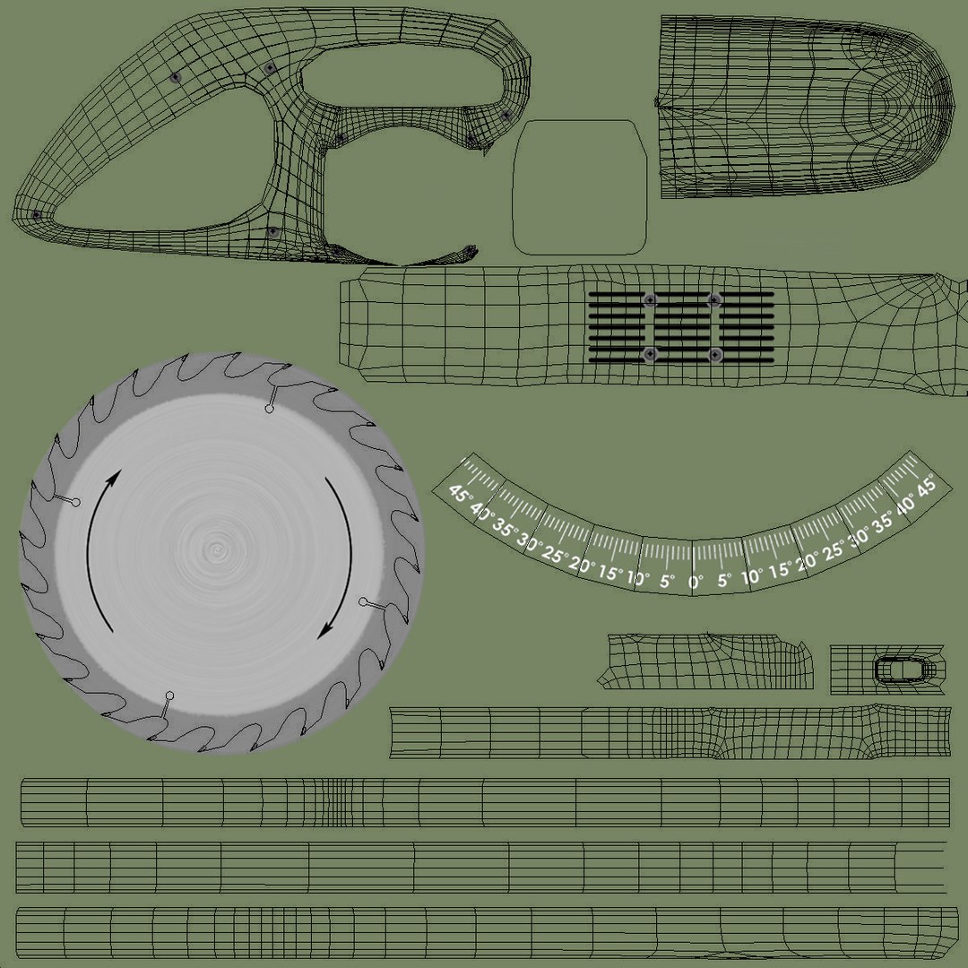 3d Model Chop Saw