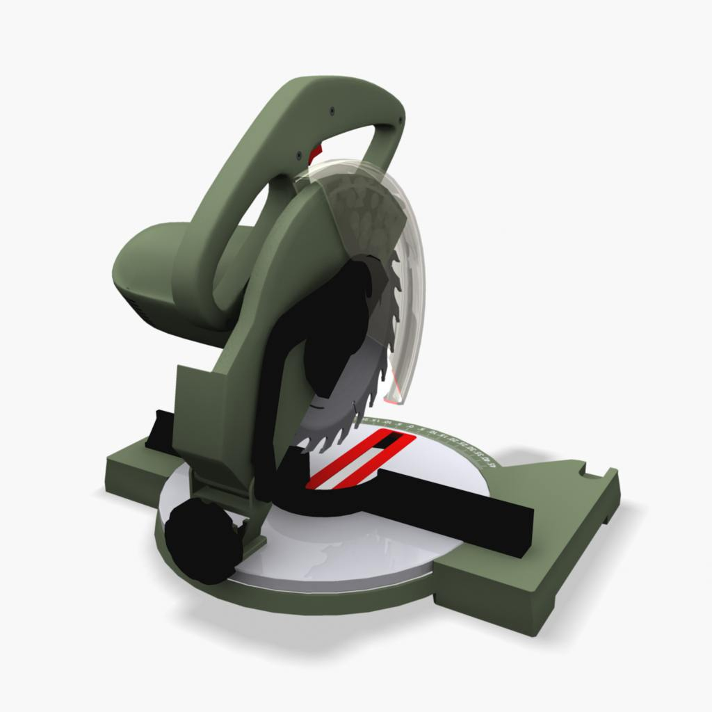 3d model chop saw