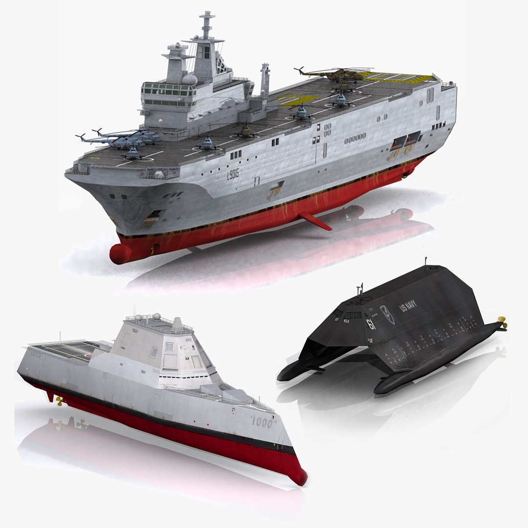 3D Military Ships Collection - TurboSquid 2070939