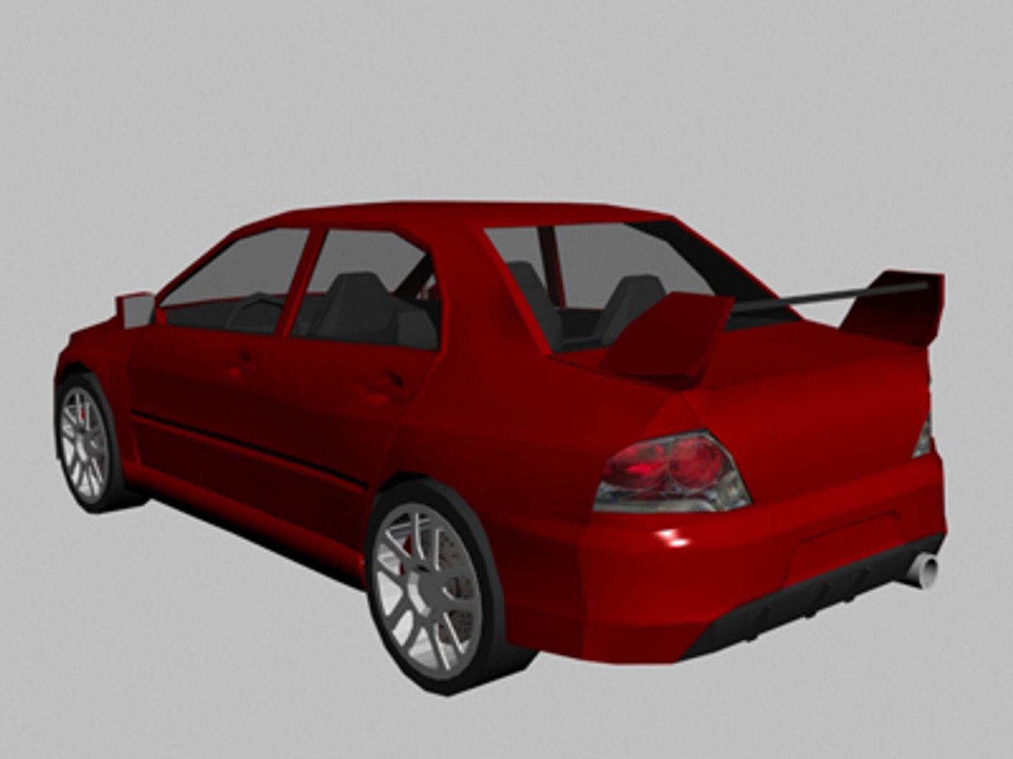 Mitsubishi Lancer Evolution 9 3d Model