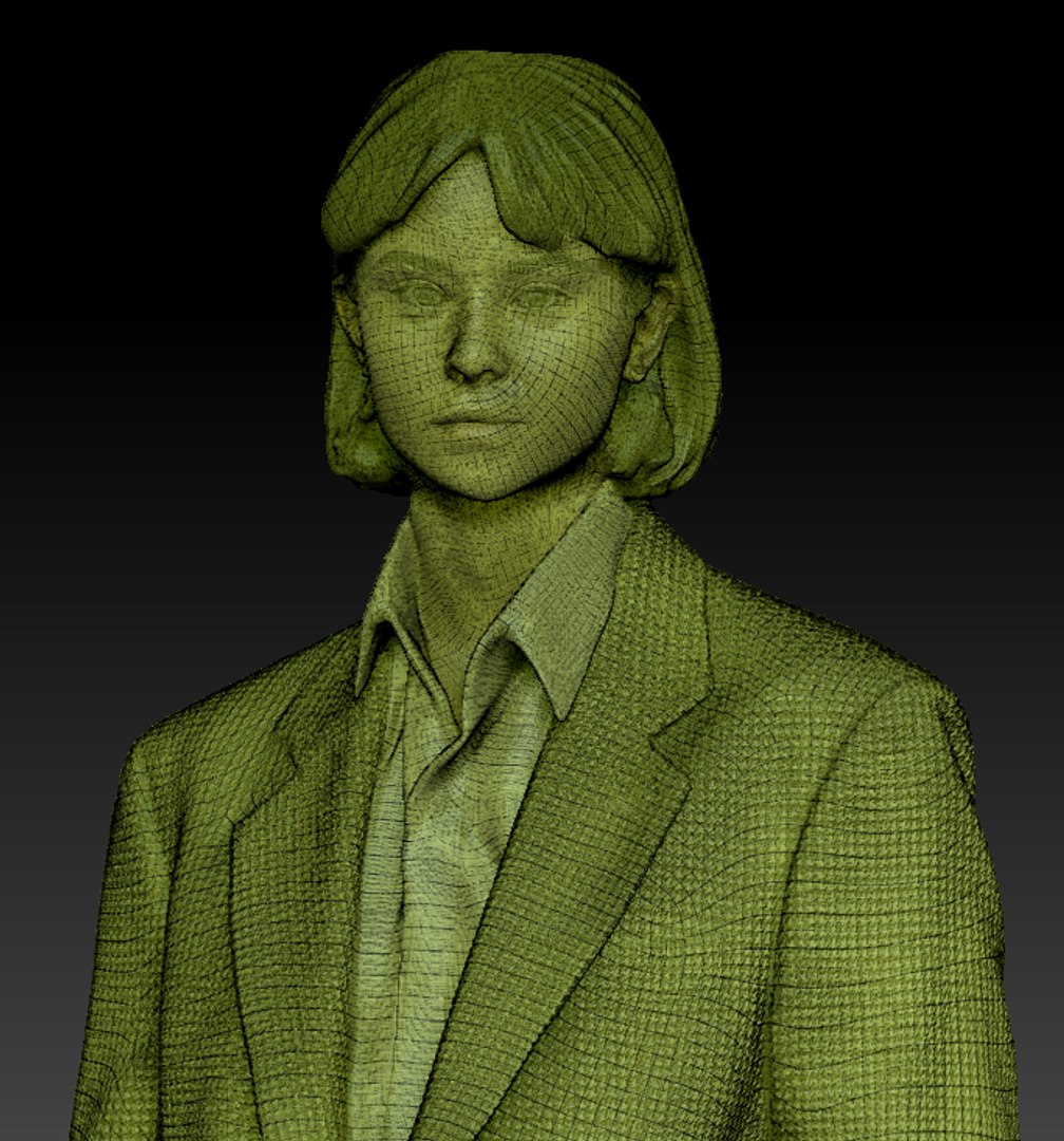3D photogrammetry young woman - TurboSquid 1699237