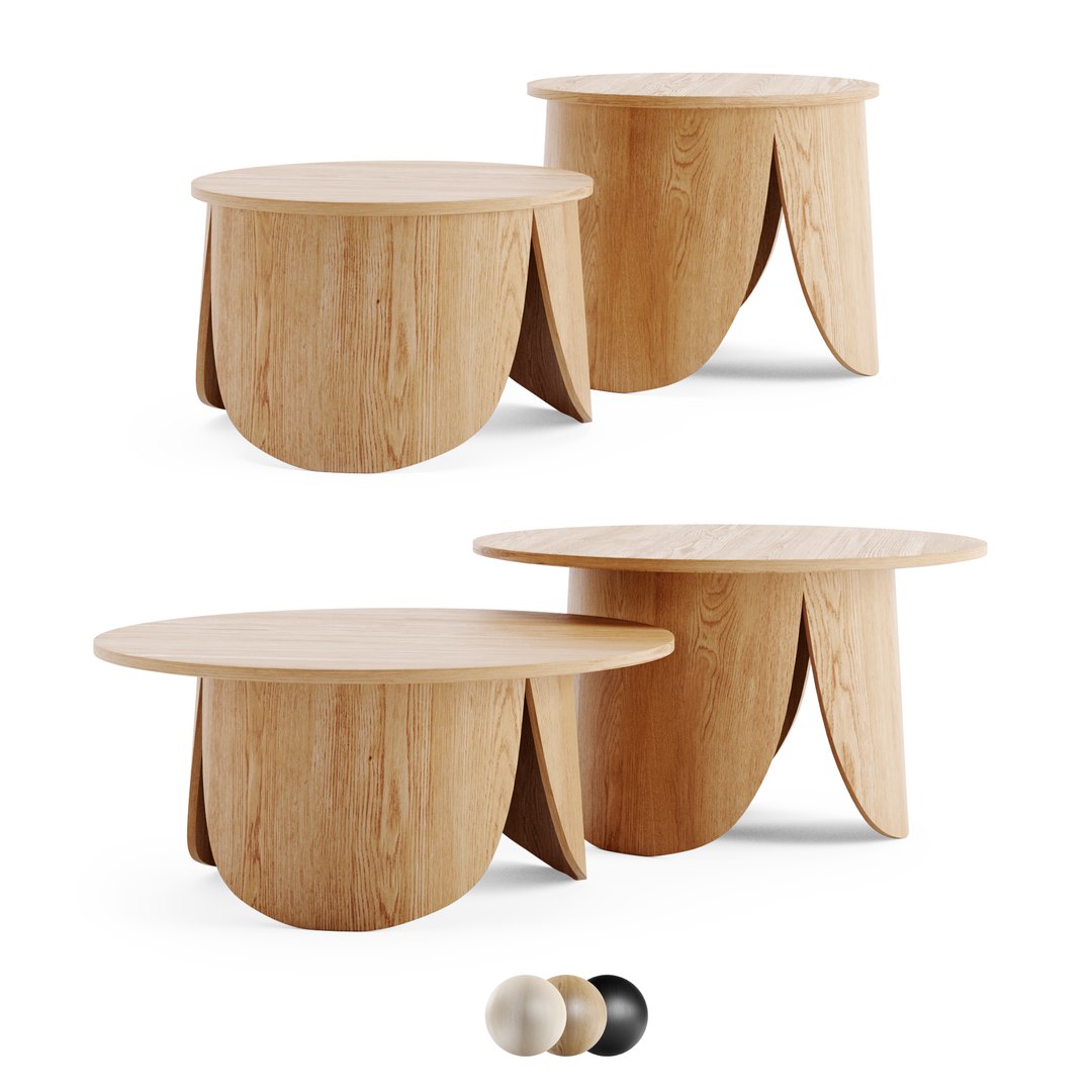 Bolia Coffee Table Peyote 3D Model - TurboSquid 2060873