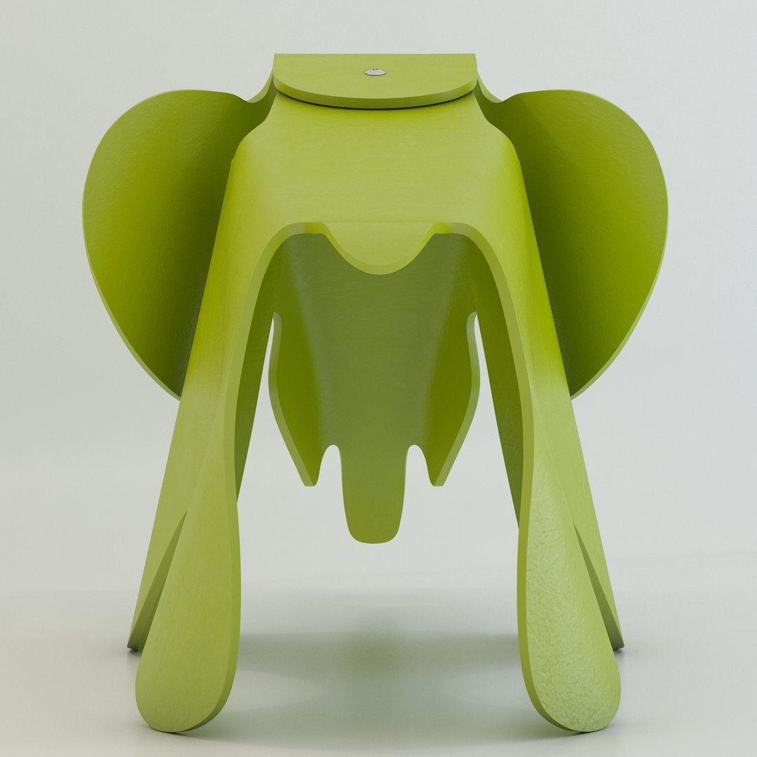 3d Eames Elephant Model