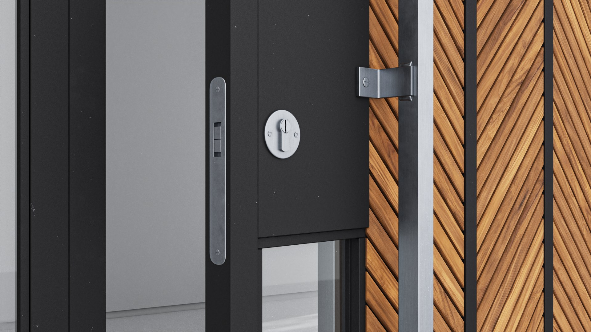Aluminium Door 228 Model - TurboSquid 2044472