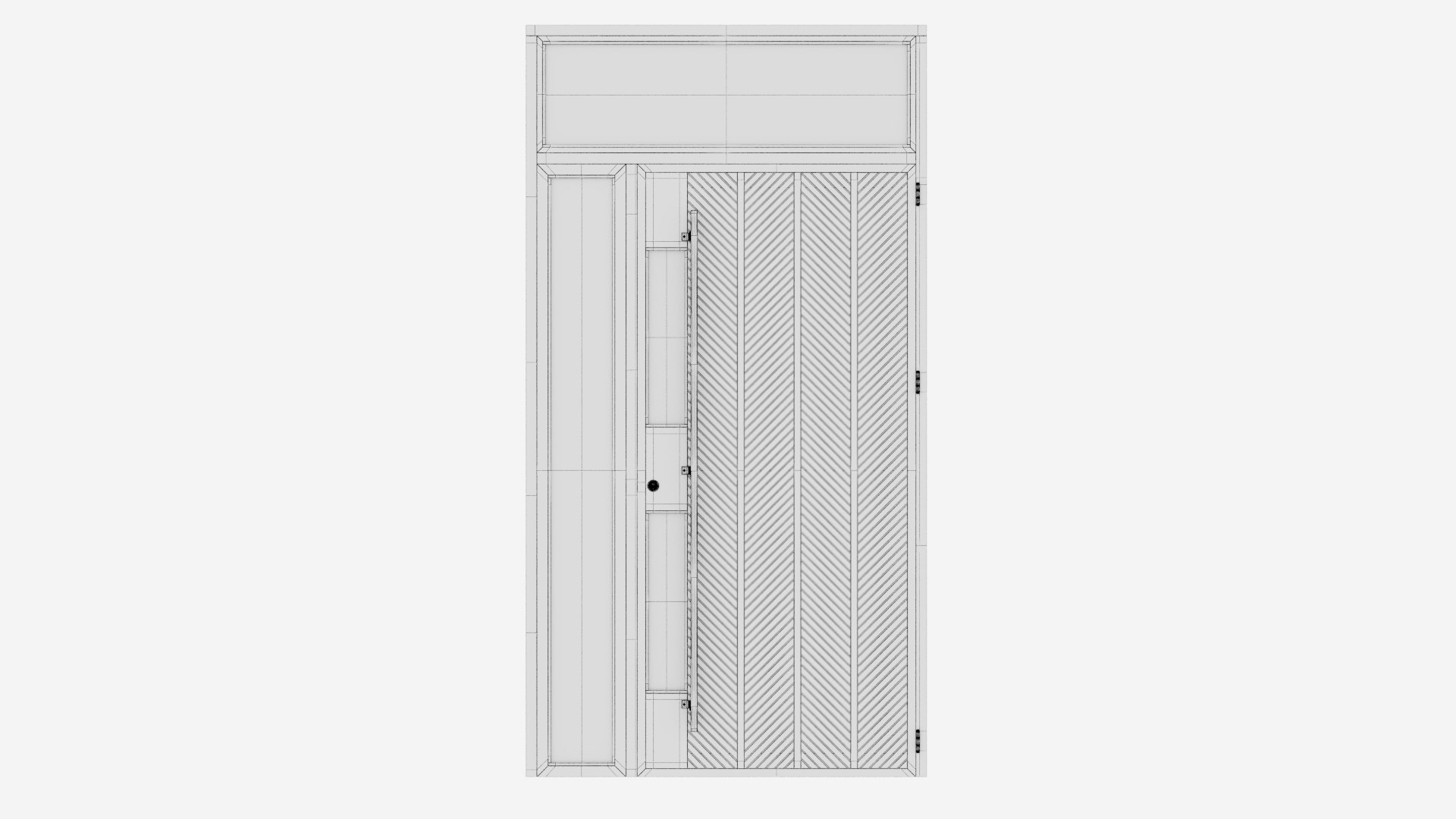 Aluminium Door 228 Model - TurboSquid 2044472