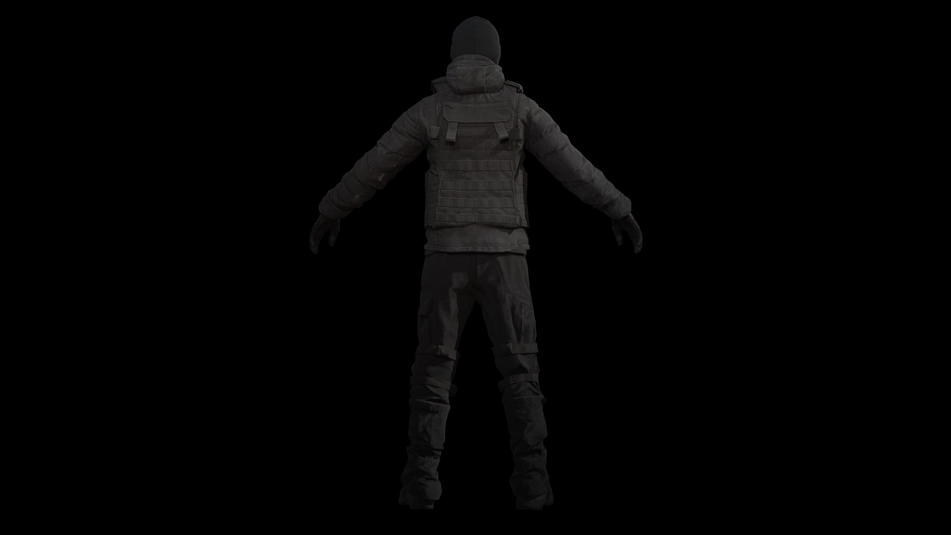 Tactical Character PBR Game Ready 3D Model - TurboSquid 2464821