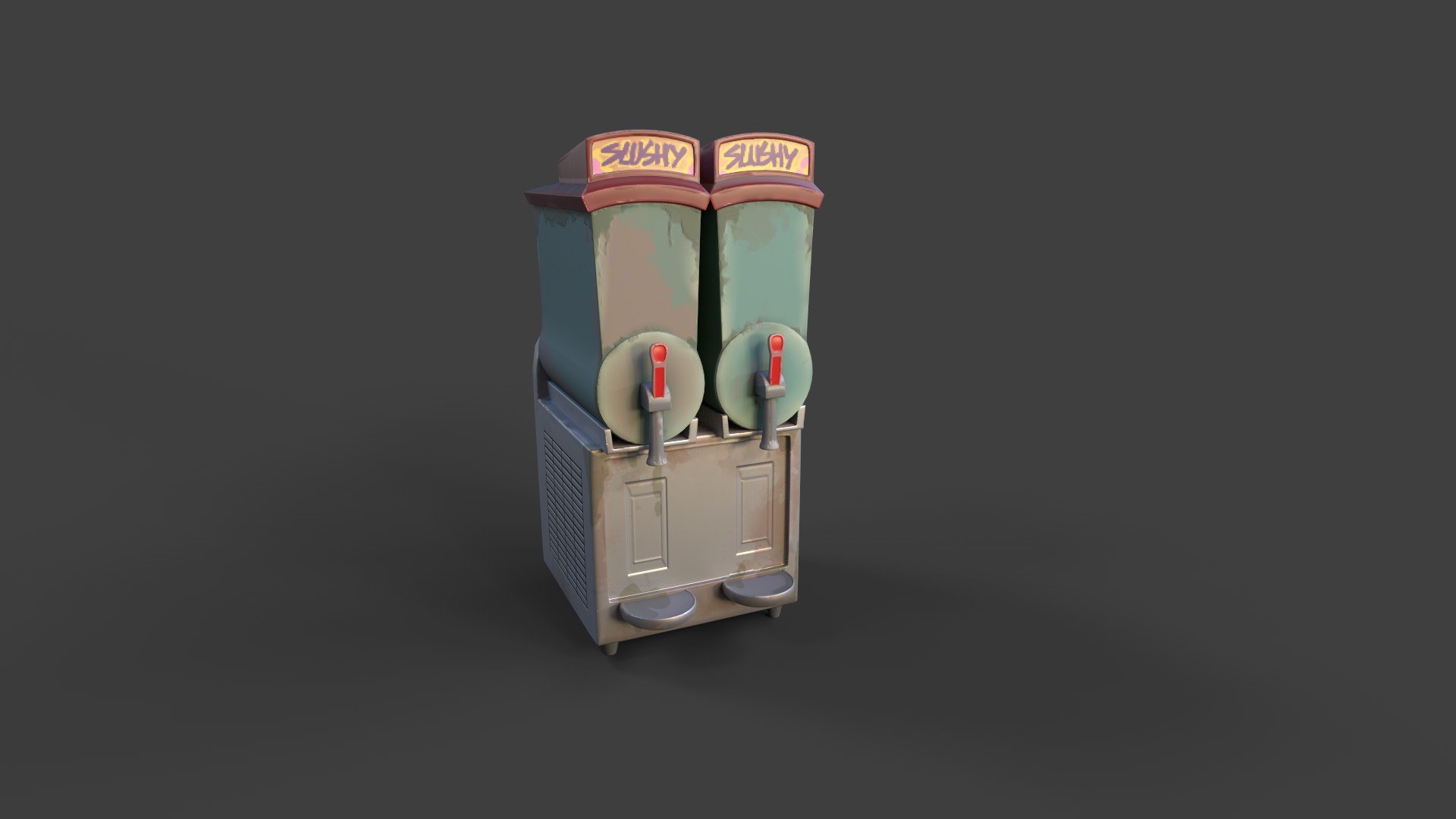 3D Model Stylized Slushy Machine - TurboSquid 2380239