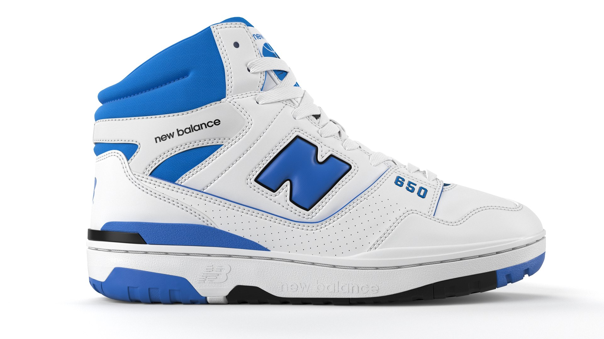 New balance 650 Blue PBR model - TurboSquid 2014944