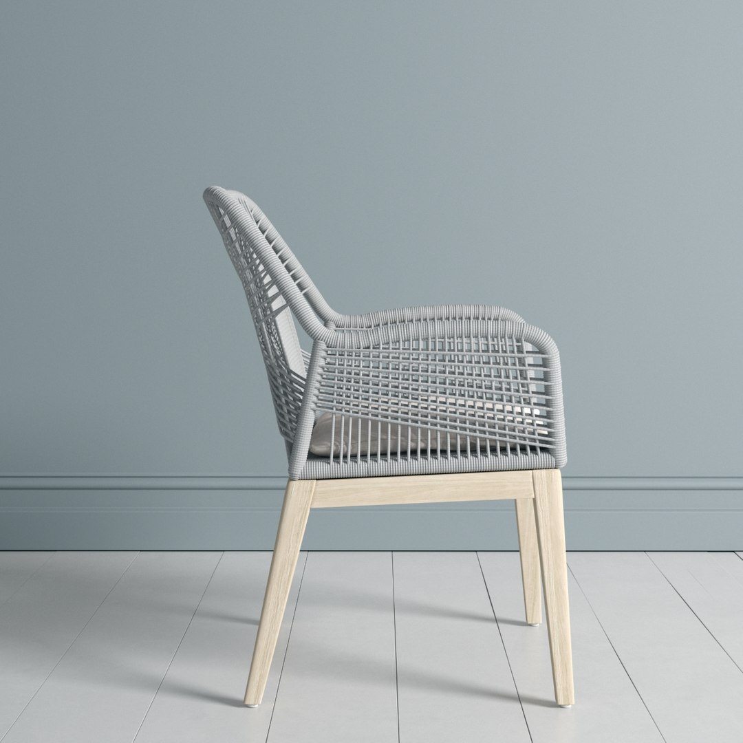 3D Model Loom Arm Chair - TurboSquid 1539293