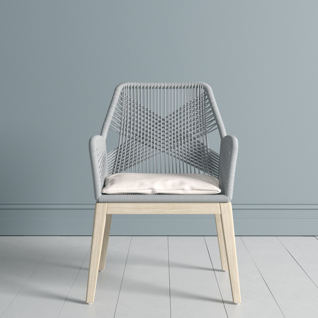 3D Model Loom Arm Chair - TurboSquid 1539293
