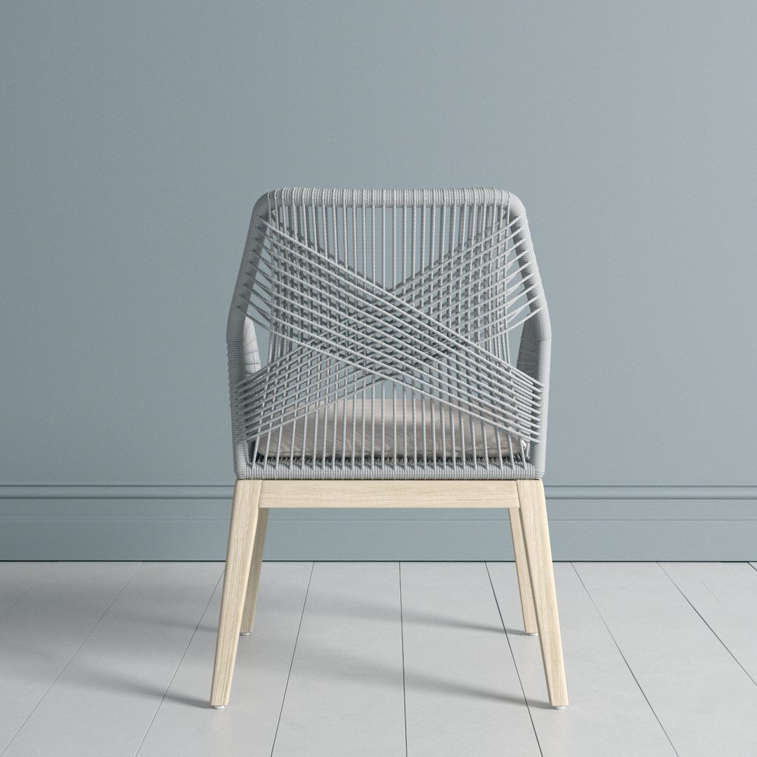 3D Model Loom Arm Chair - TurboSquid 1539293