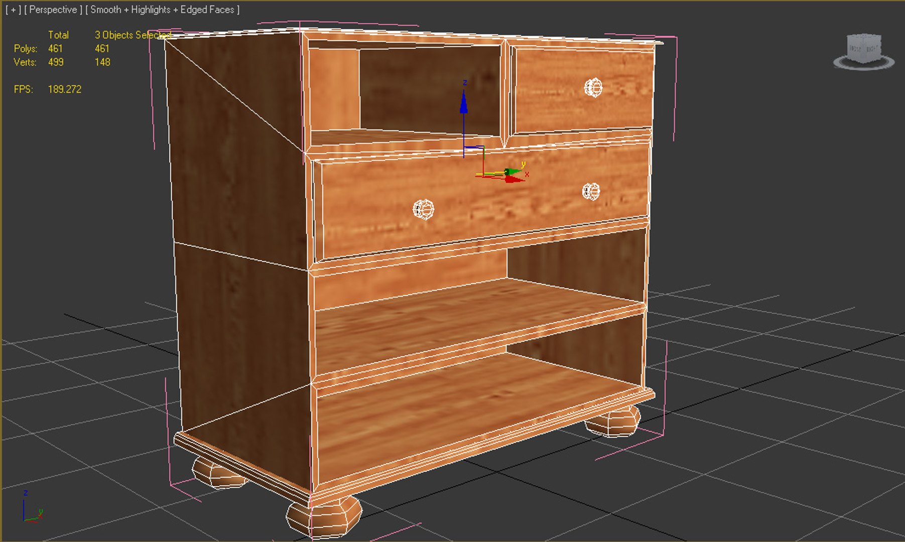 Drawers 3d Model