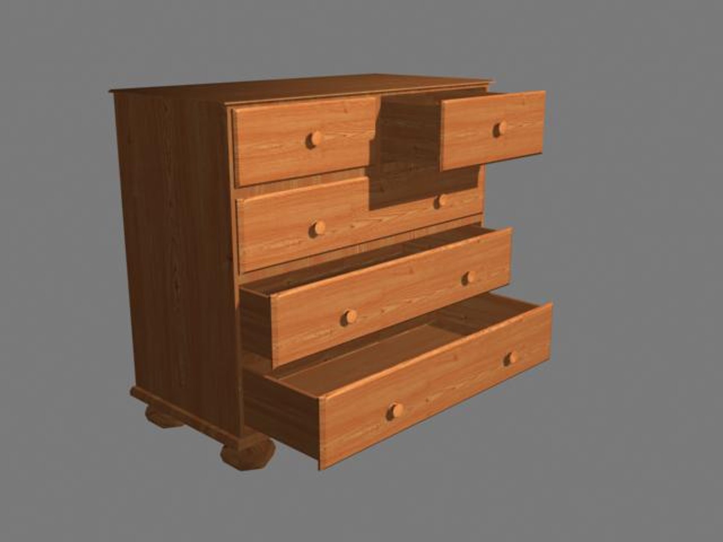 Drawers 3d Model