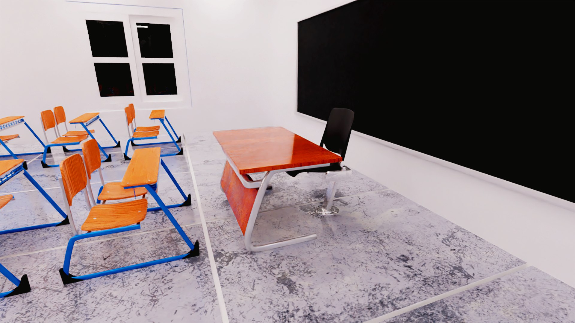 3D Model Classroom - TurboSquid 2070723