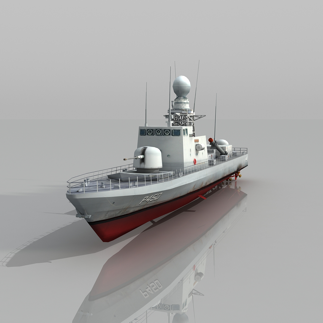 3ds max lurssen tnc 45 missile