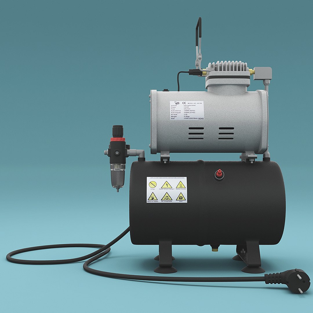 3d Air Compressors Model