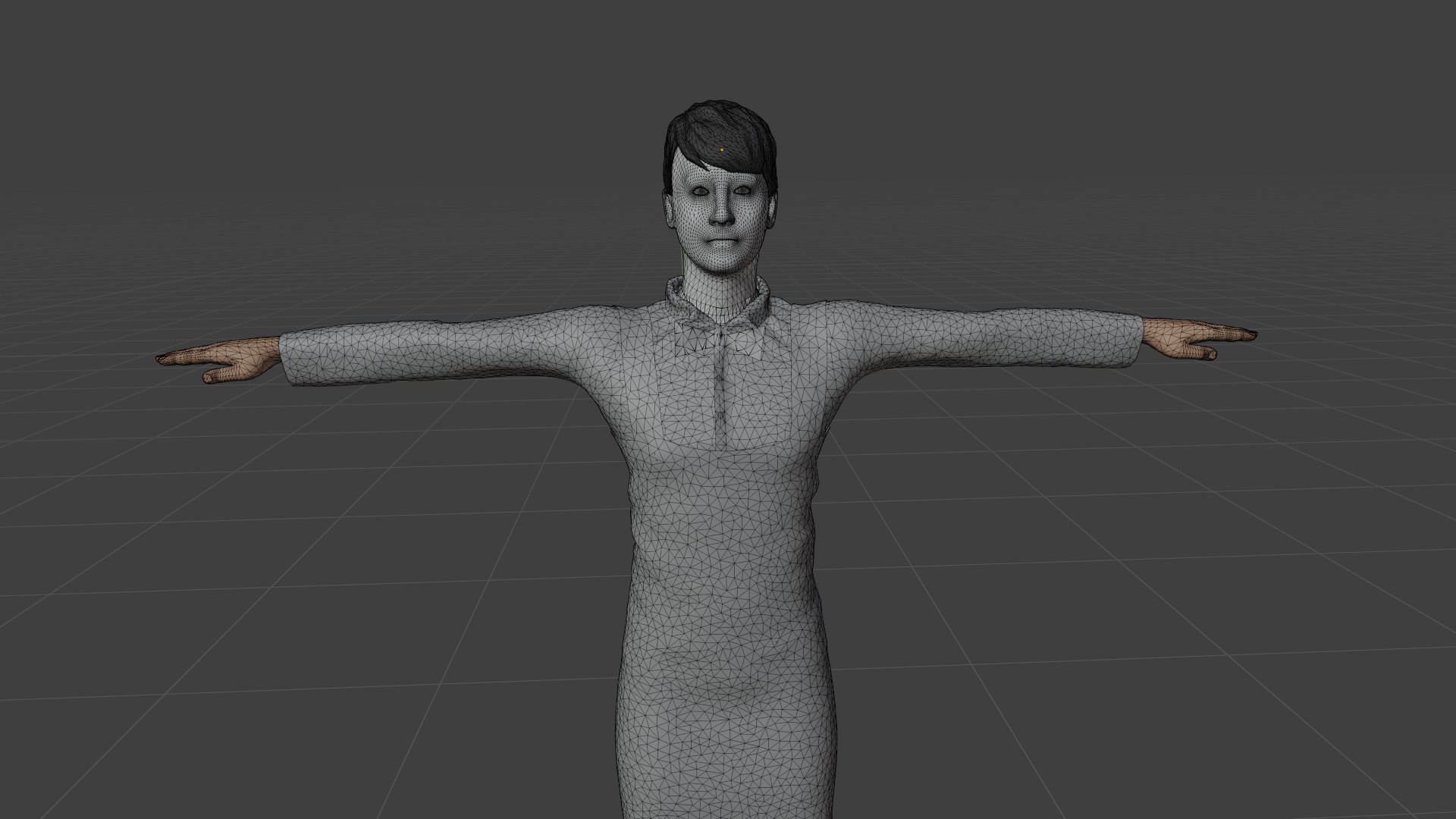 3D Waiter Man - TurboSquid 2021554