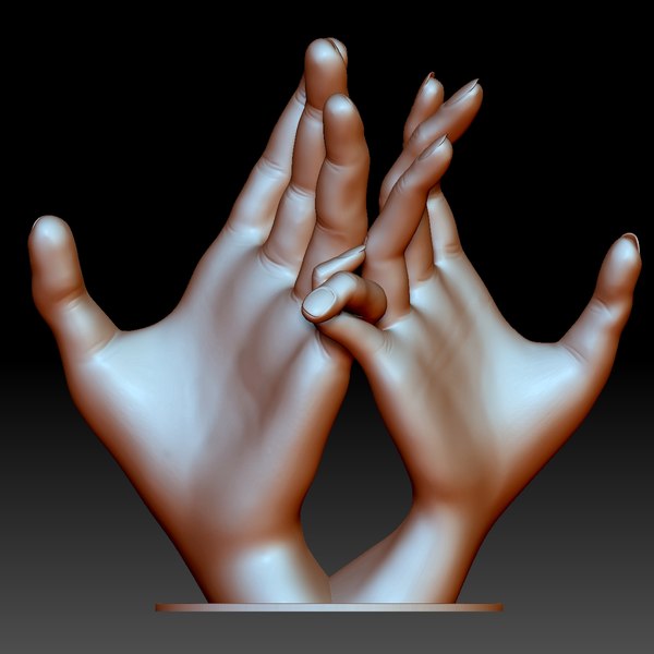 Couple hands love model - TurboSquid 1395519
