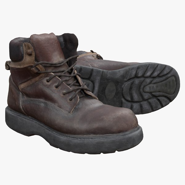 Work Boots 3D Models for Download | TurboSquid
