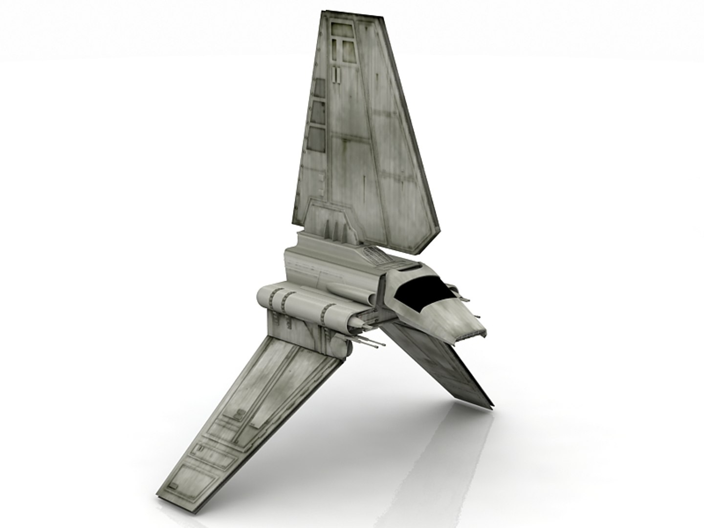 Imperial Shuttle 3D Model - TurboSquid 1626419