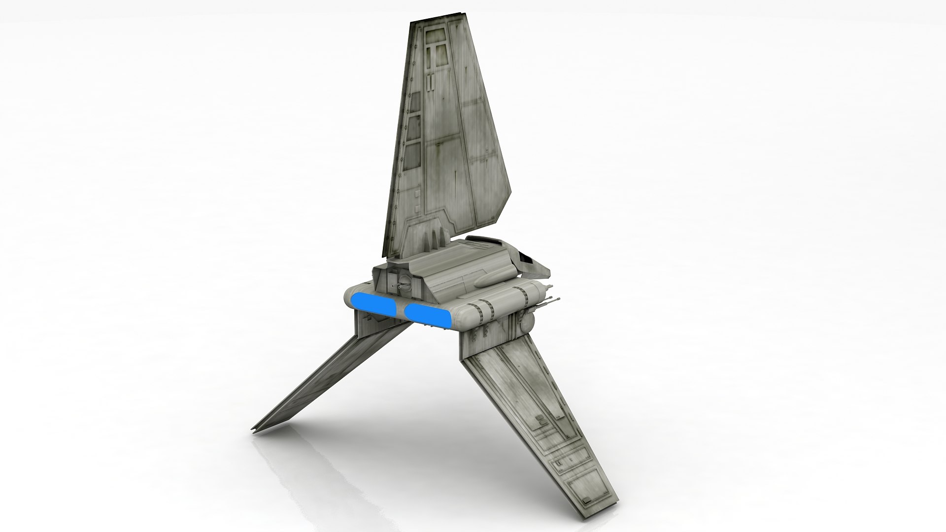 Imperial Shuttle 3D Model - TurboSquid 1626419