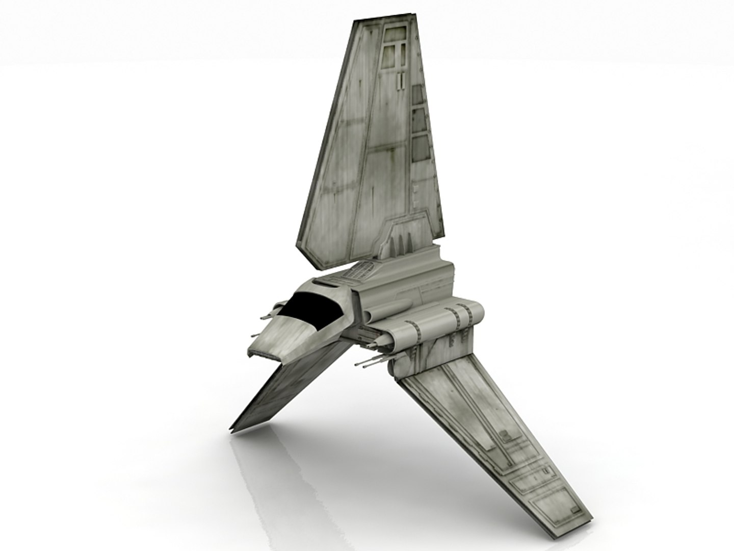Imperial Shuttle 3D Model - TurboSquid 1626419