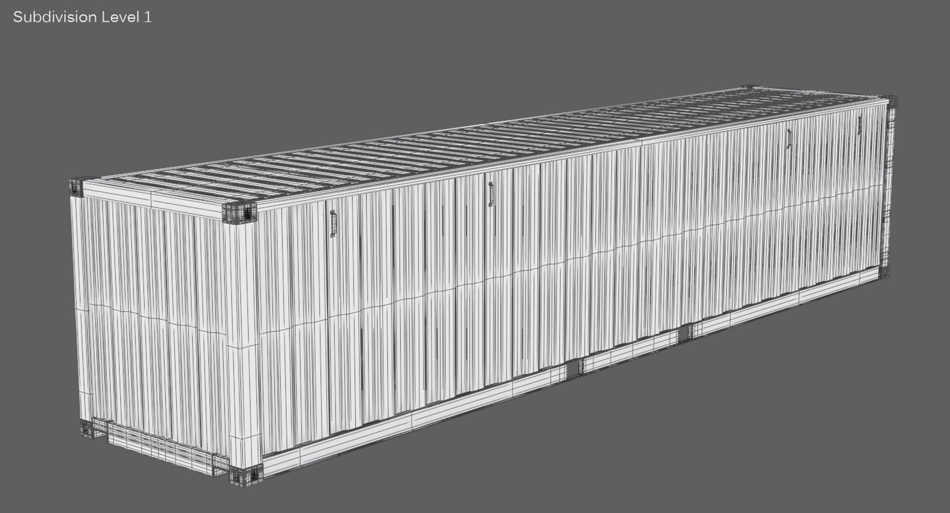 3D Model Intermodal Container 40 - TurboSquid 1387512