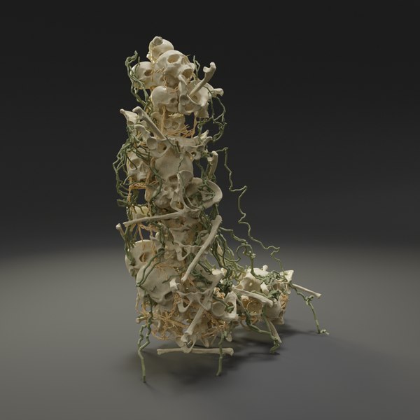 3D letter l bones skeleton - TurboSquid 1546158