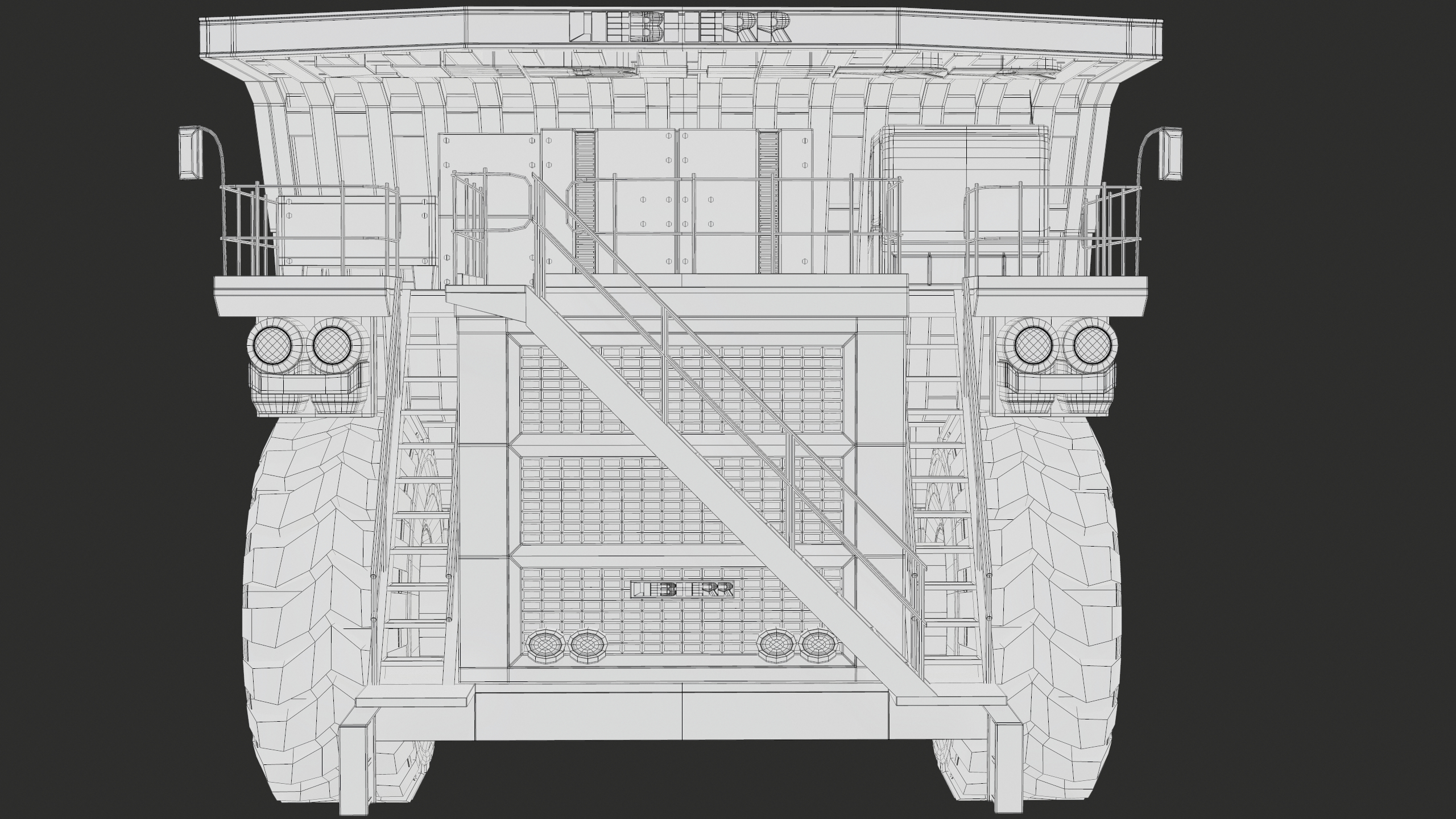 Dump truck liebherr t282 3D model - TurboSquid 1712464
