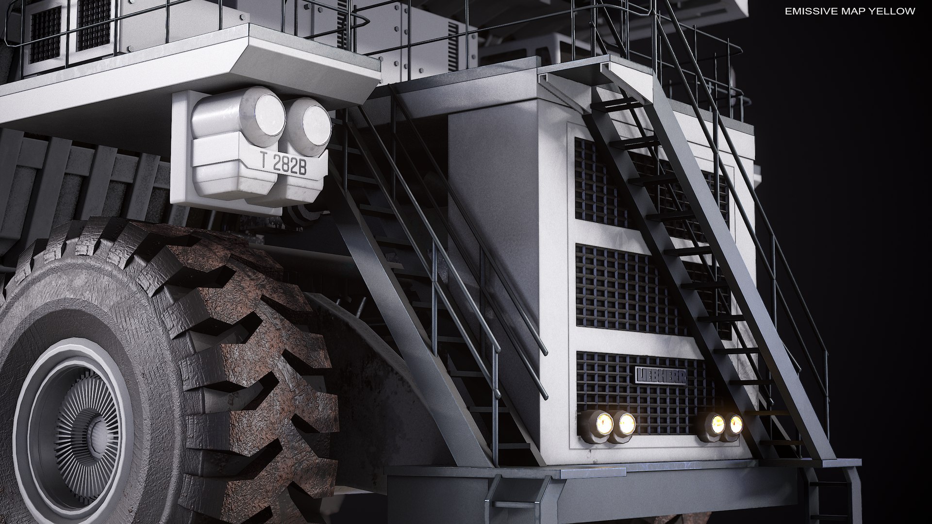 Dump Truck Liebherr T282 3D Model - TurboSquid 1712464