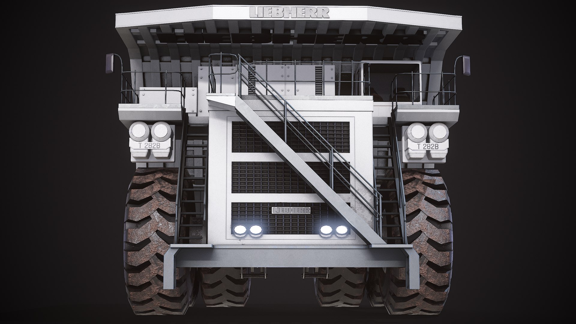 Dump Truck Liebherr T282 3D Model - TurboSquid 1712464